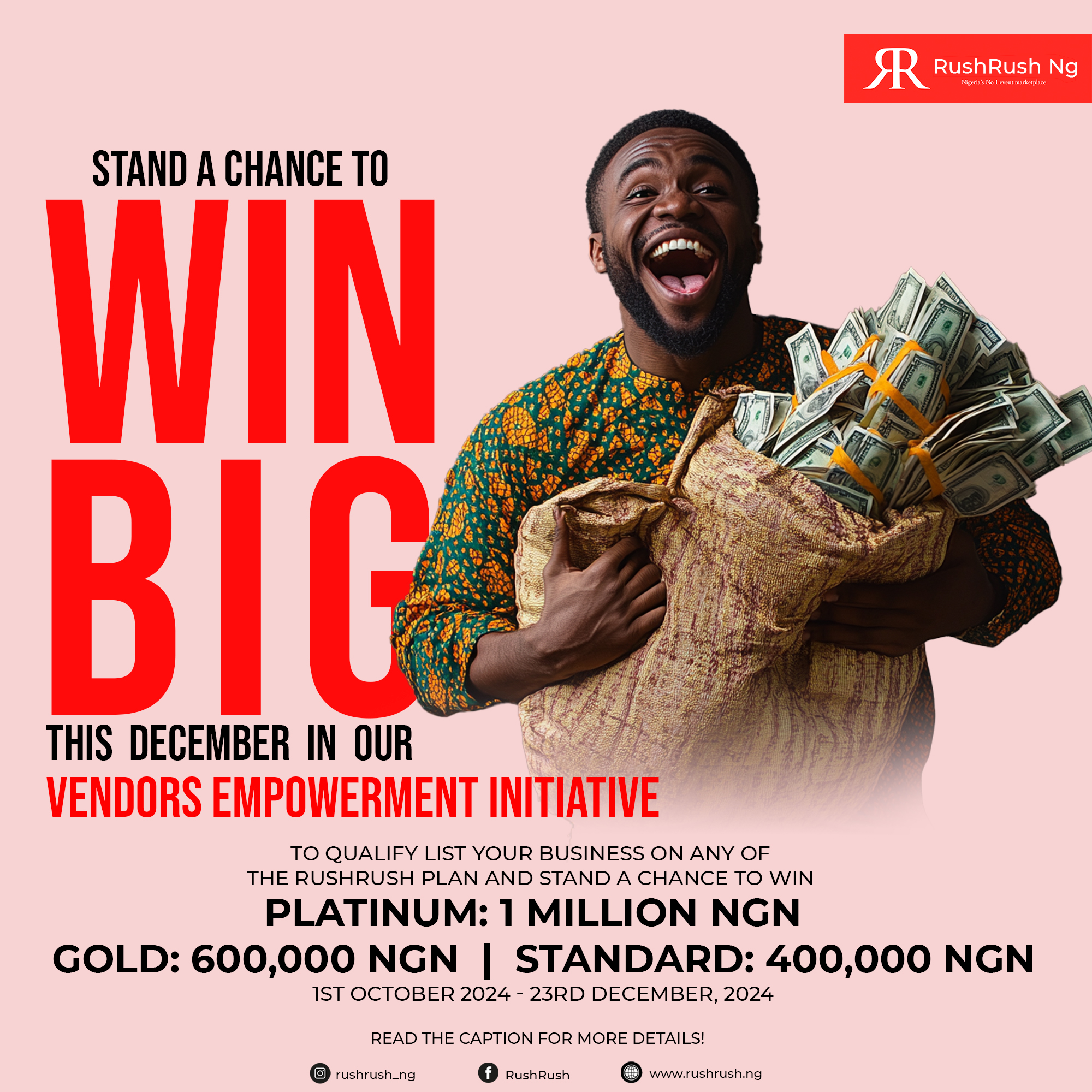 RushRush – Nigeria Event Vendors Marketplace